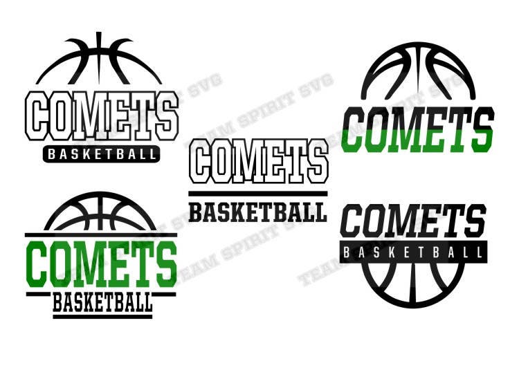 Comets Basketball Pack Download Files - SVG, DXF, EPS, Silhouette ...