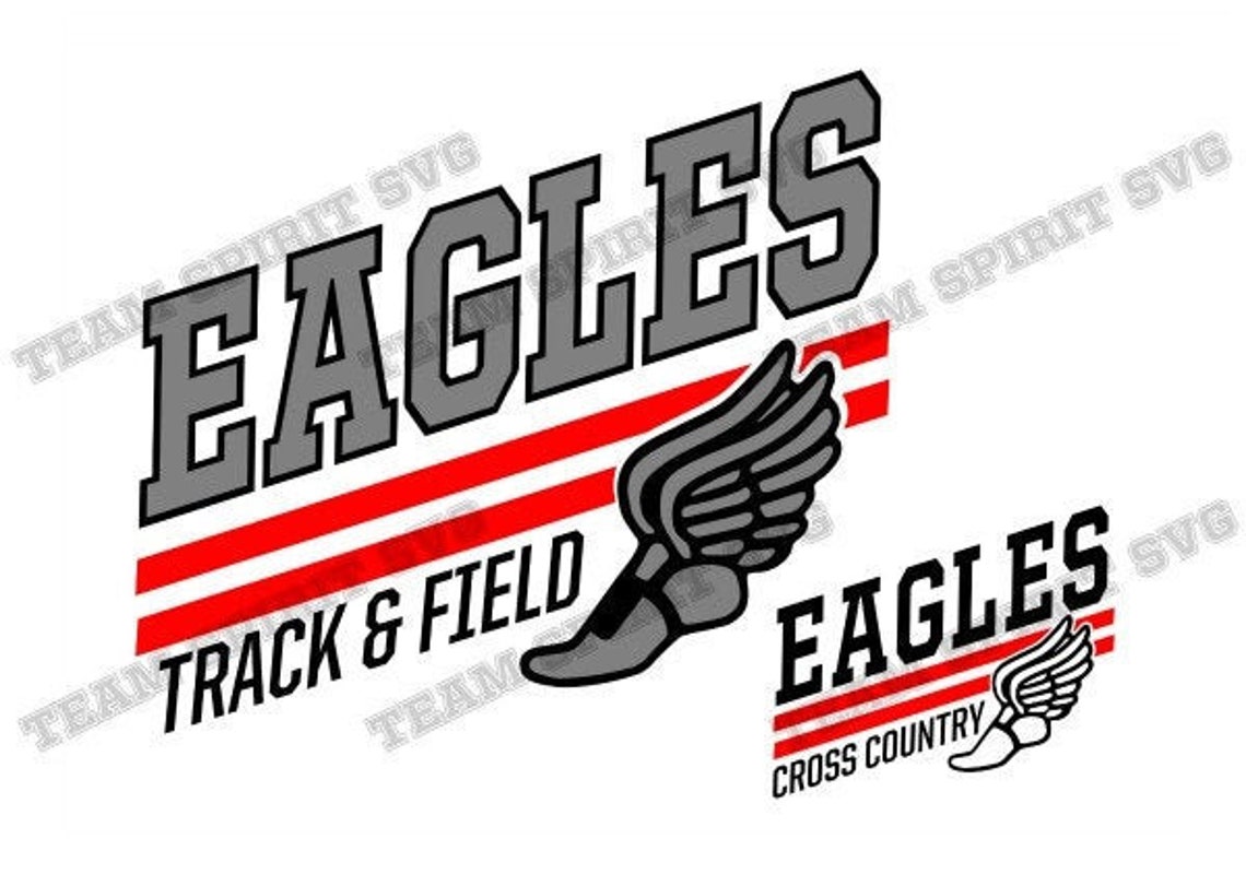 Eagles Track SVG Cross Country SVG Track and Field Download | Etsy