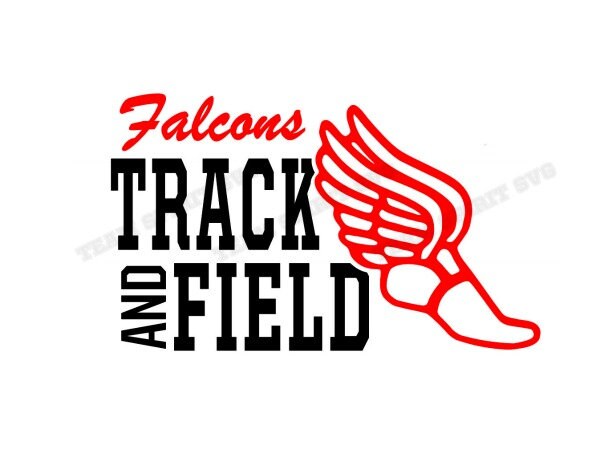 Track and Field SVG Falcons Track Shoe Download File DXF - Etsy