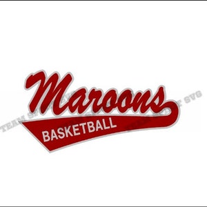Maroons Swoosh Download Files - SVG, DXF, EPS, Silhouette Studio, Vinyl ...