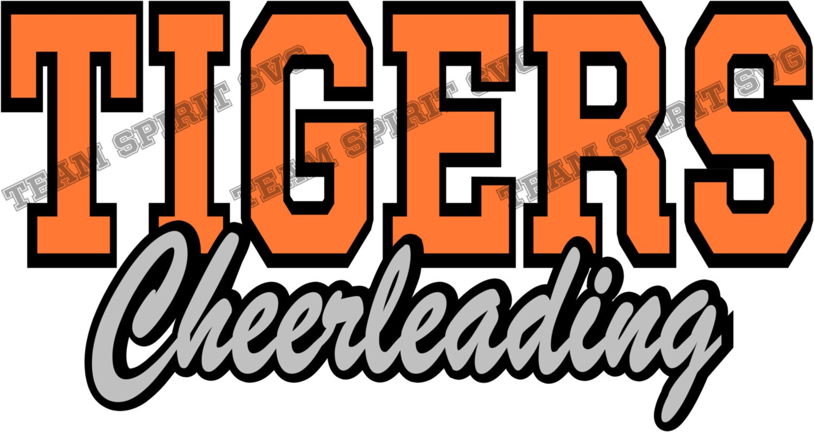 Tigers Cheerleading Download Files - SVG, DXF, EPS, Silhouette Studio ...