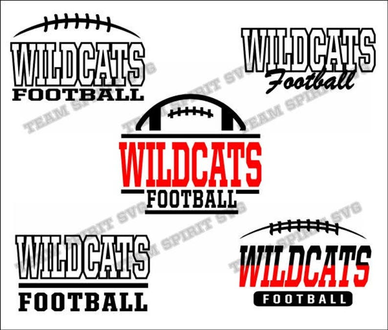 Wildcats Football Pack Bundle Files SVG DXF EPS - Etsy