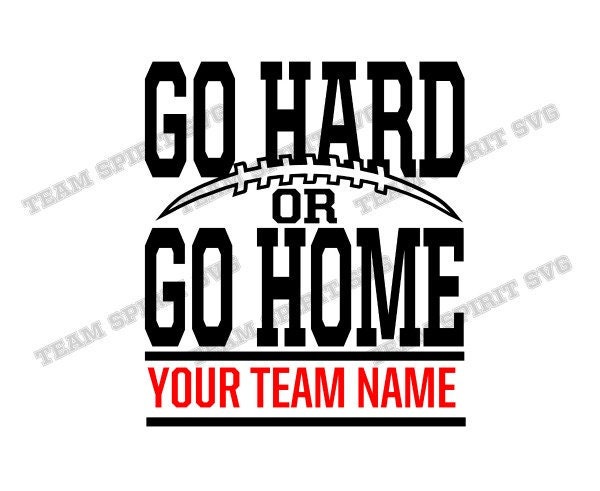 Football Team Motto SVG Download Files Sports Quotes DXF | Etsy