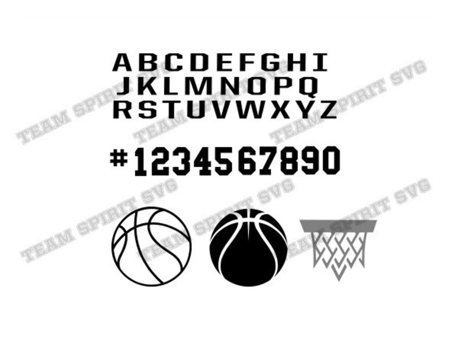 Basketball Hoop SVG Basketball Team Download File Sports Quotes DXF EPS ...