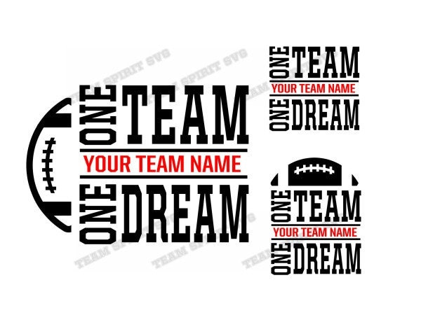 Football Team Motto SVG Football Team Quote Download Files, Sports ...