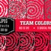 Team Colors Tie Dye Sublimation Alphabet Pack Red Sublimation - Etsy