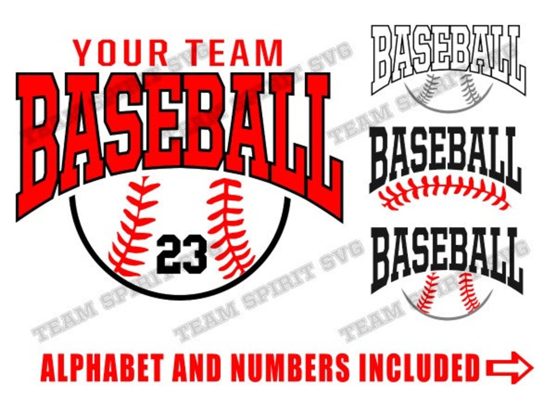 Baseball Svg Baseball Team Shirt Svg Download File Dxf Eps Etsy