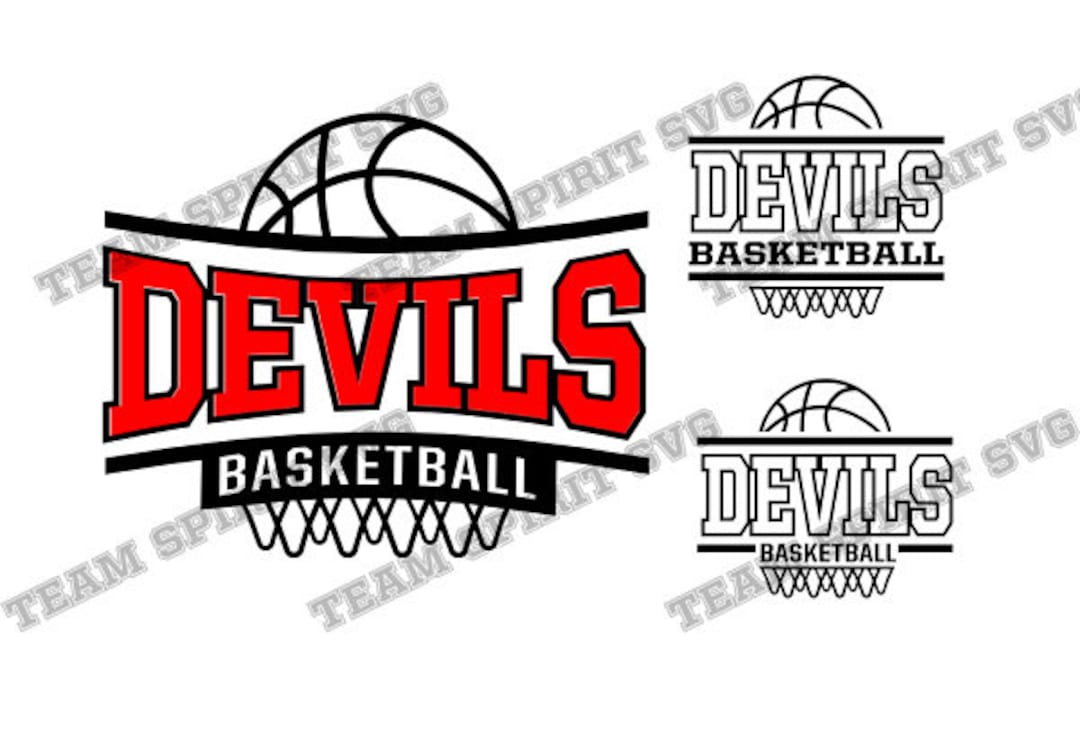 Basketball SVG Devils Basketball Net Download Files DXF, EPS ...