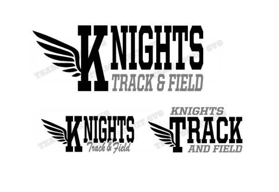 Track and Field SVG, Knights Track Download File - DXF EPS, Silhouette ...