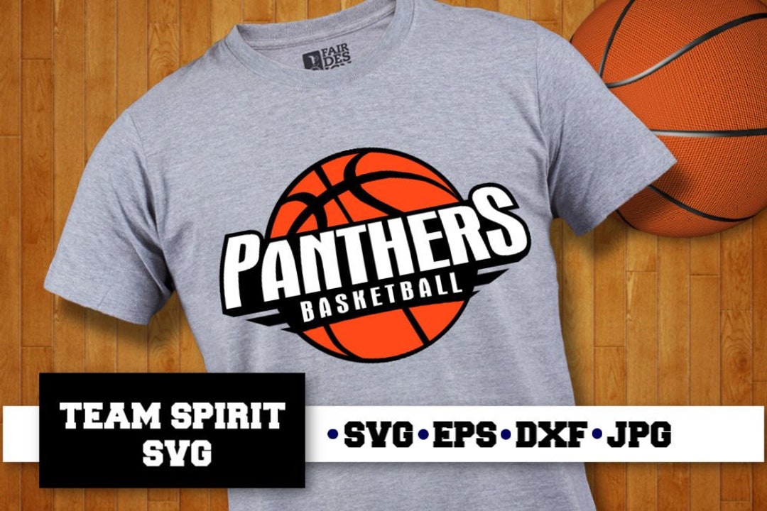 Basketball SVG Panthers Basketball Logo Design Download Files DXF EPS ...