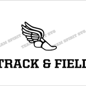 Track and Field Download Files SVG DXF EPS Silhouette - Etsy