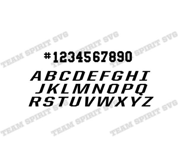 Football SVG Custom Your Football Team Download Files Letter N With ...