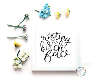 Resting Birch Face - Etsy