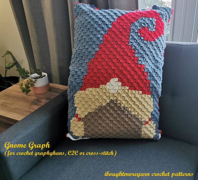 Gnomes Graph (for Crochet Graphghans, C2C or Cross-stitch) - Etsy