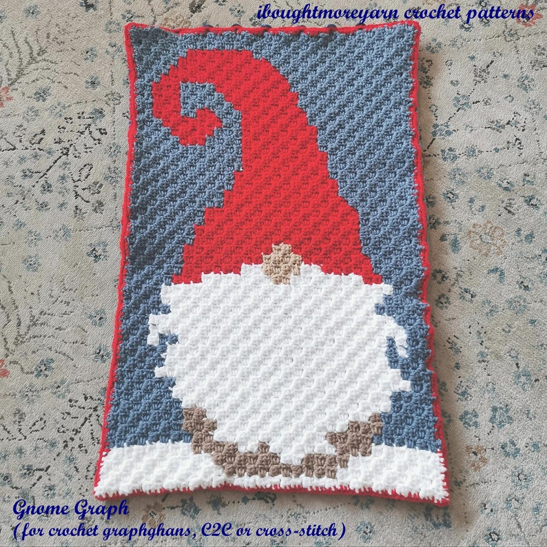 Gnomes Graph (for Crochet Graphghans, C2C or Cross-stitch) - Etsy