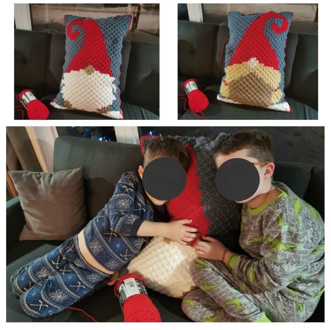 Gnomes Graph (for Crochet Graphghans, C2C or Cross-stitch) - Etsy