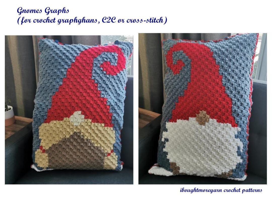 Gnomes Graph (for Crochet Graphghans, C2C or Cross-stitch) - Etsy