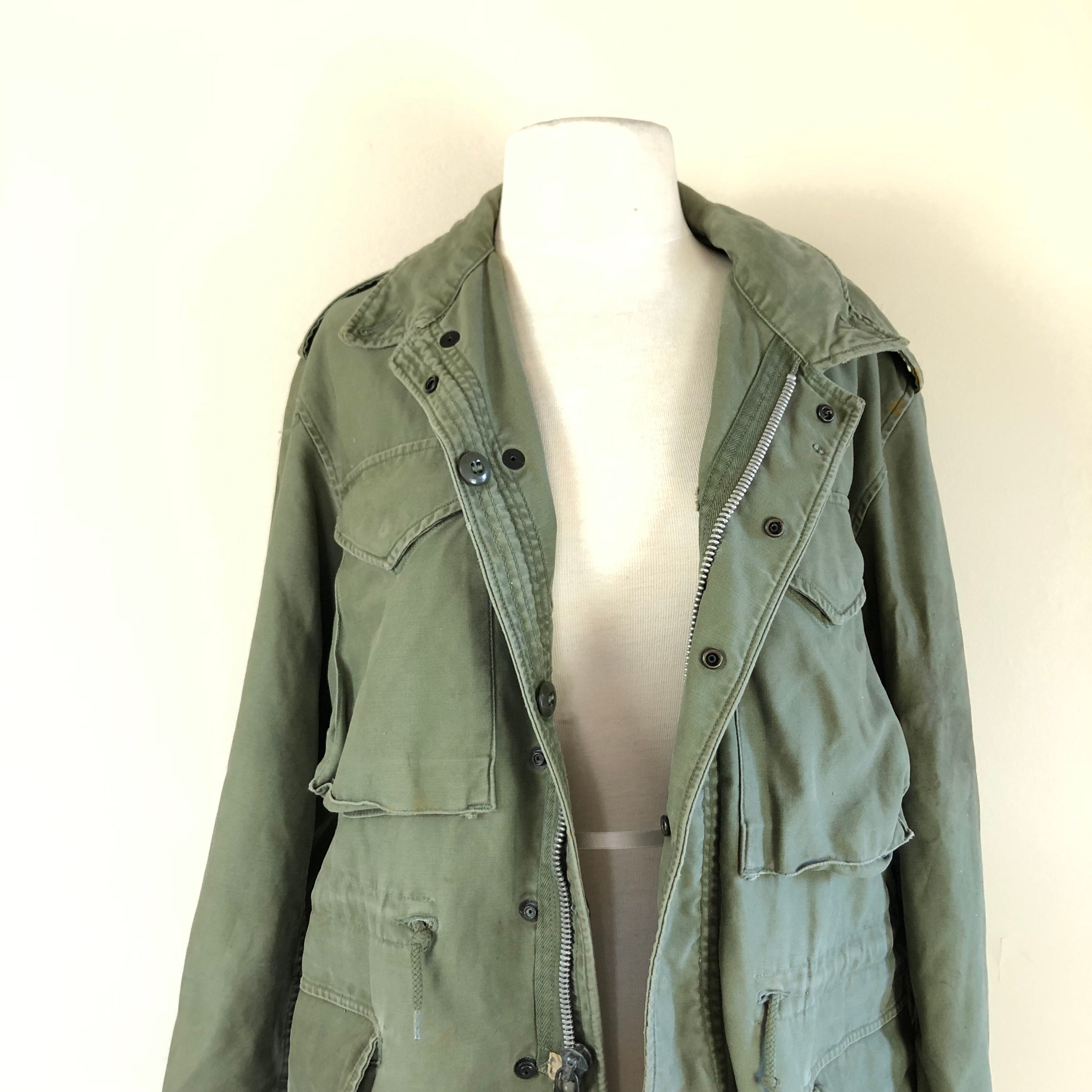 Vintage Rare Army Field Jacket Early 1950s | M-51 Cold Weather Korean ...