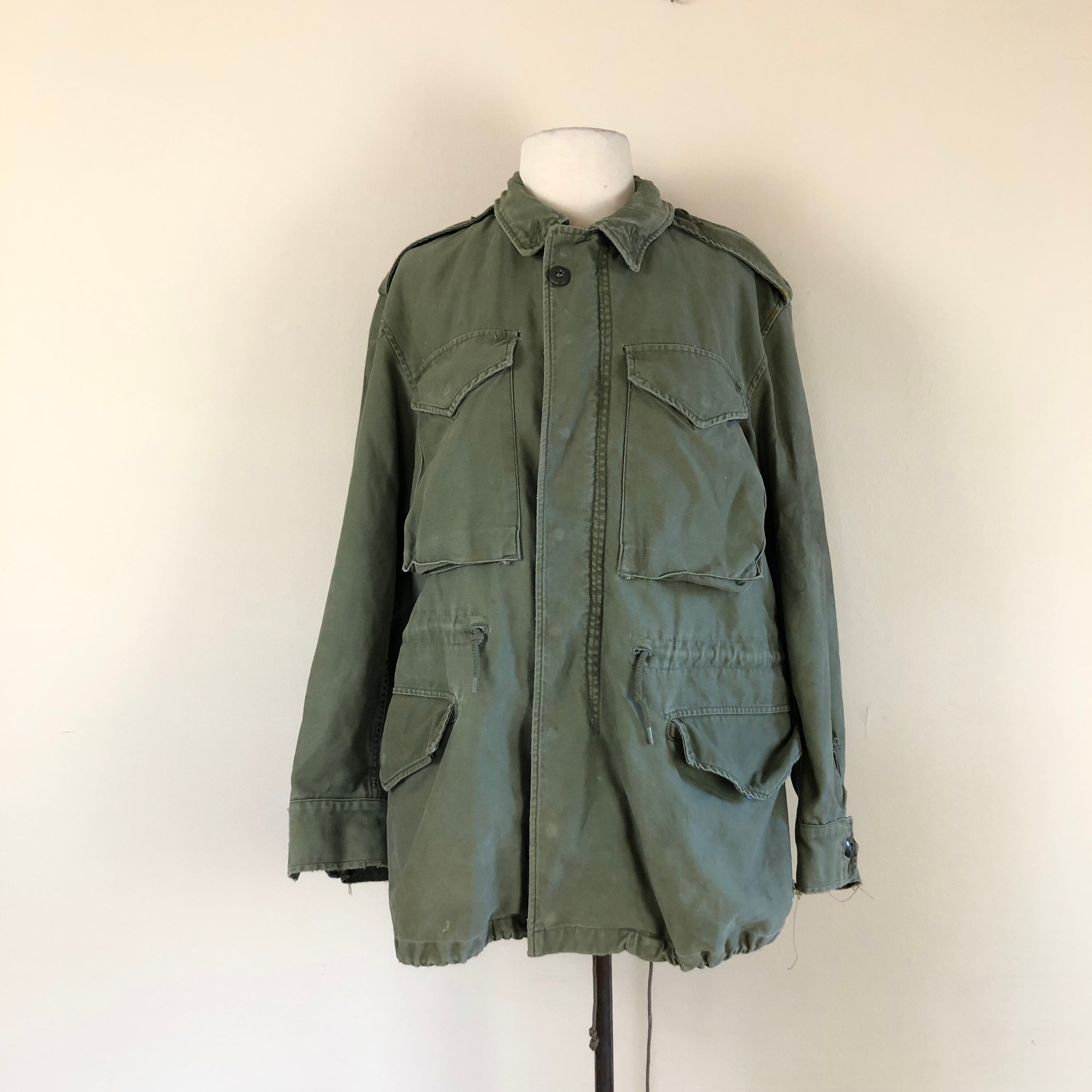 Vintage Rare Army Field Jacket Early 1950s | M-51 Cold Weather Korean ...