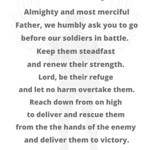 Soldier's Prayer Print, Military Print, Soldier Wife Sign, Soldier's ...