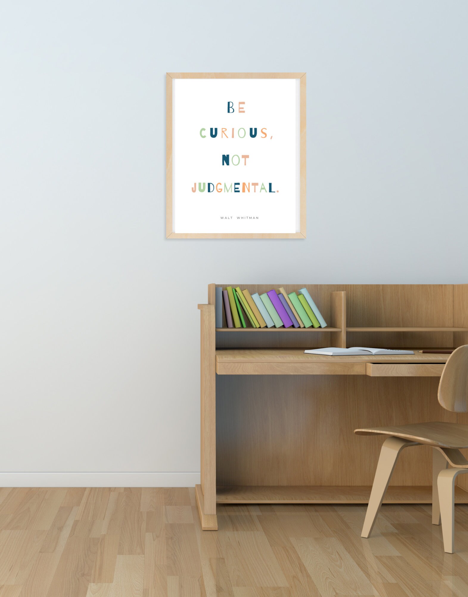 Equality Wall Art, Inclusion Classroom Decor, Be Curious, Not ...