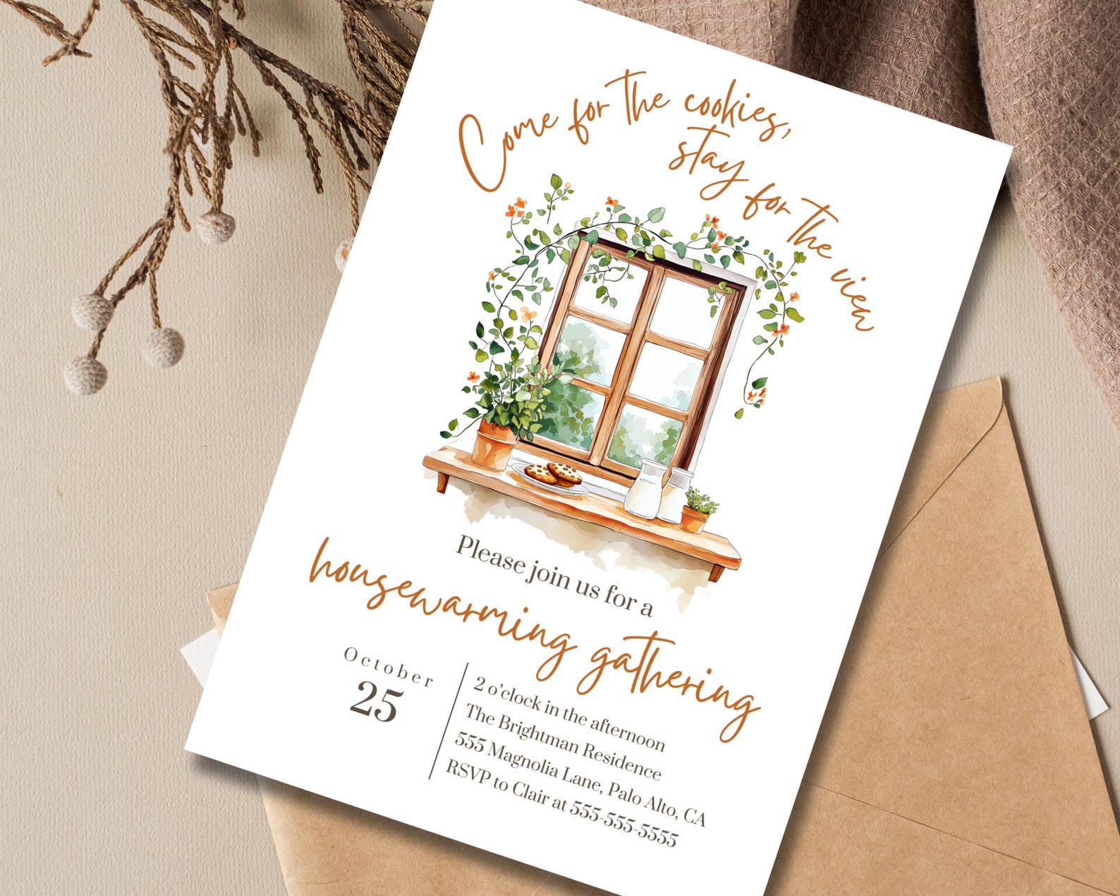 Editable House Warming Invitation, House Warming Party, Housewarming ...
