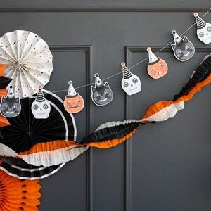 Halloween Banner/ Orange Banner/ Black Banner/ Festive Banner ...