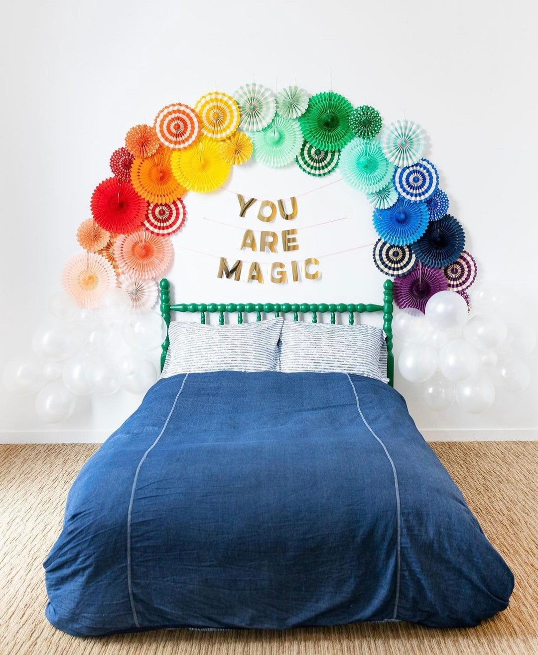 Rainbow Pinwheel Backdrop,paper Rosette Backdrop,wall Covering, Wedding ...