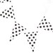 Black & White Dot Banner/ Pennant Banner/ Polka Dot Banner / Monochrome ...
