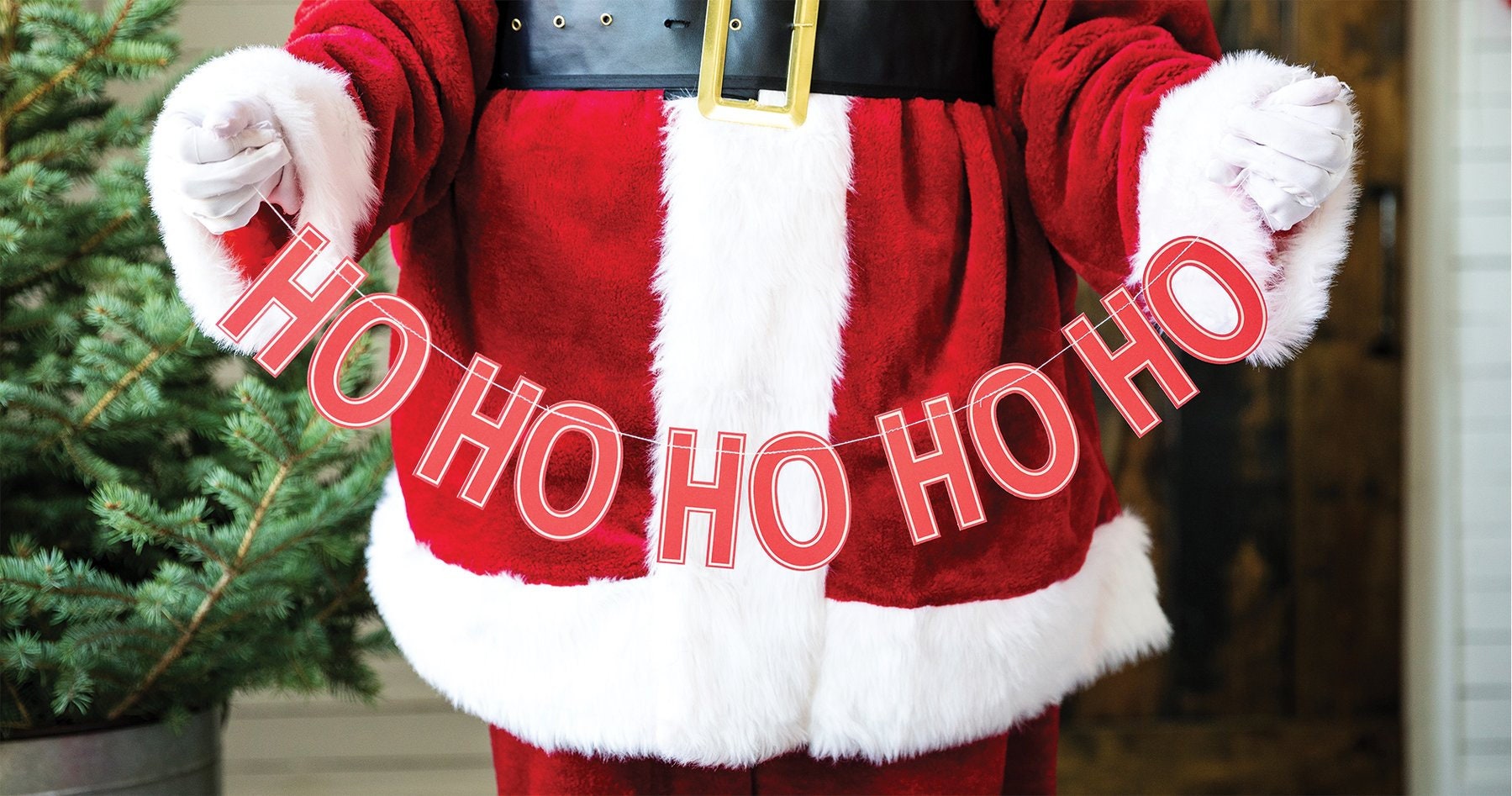 Merry Christmas Banner/ Hohoho Banner/ White House Banner/ - Etsy