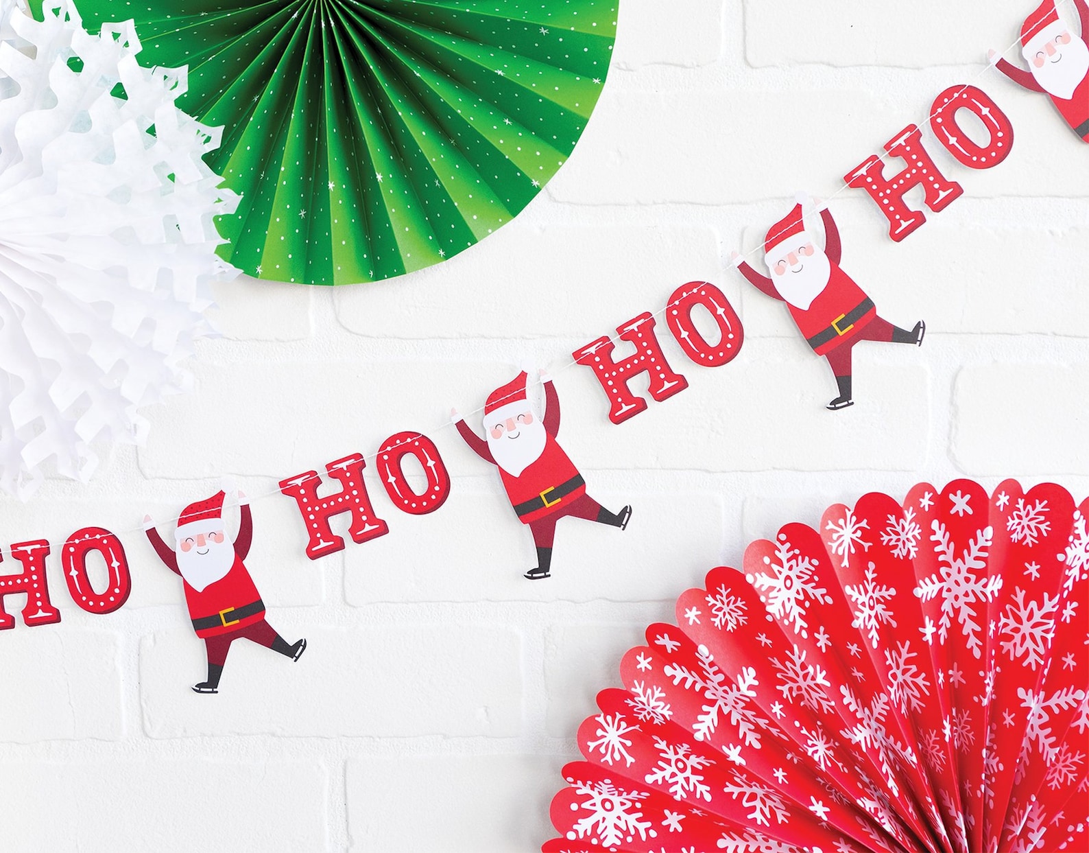 Christmas Banner/ Hohoho Banner/ White House Banner/ Snowflake - Etsy