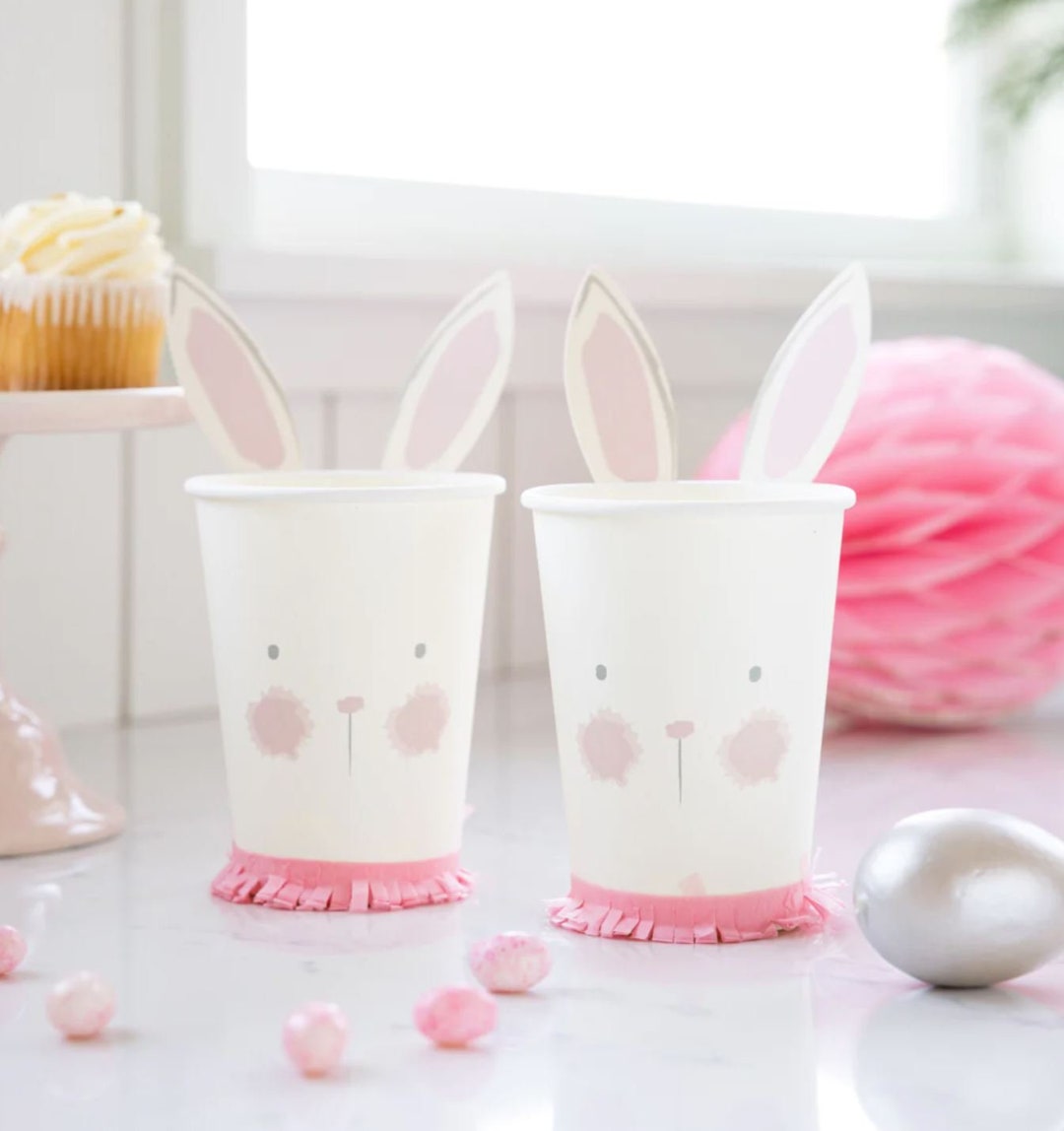 Easter Bunny Paper Cups/ Drink Cups - Etsy