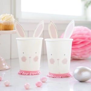 Easter Bunny Paper Cups/ Drink Cups - Etsy