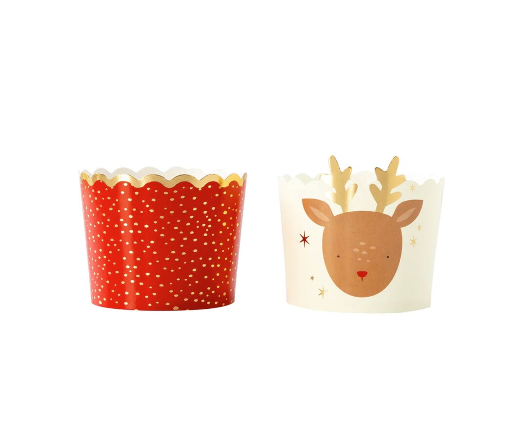 Rudolph Food Cups/ Baking Cups/ Treat Cups - Etsy
