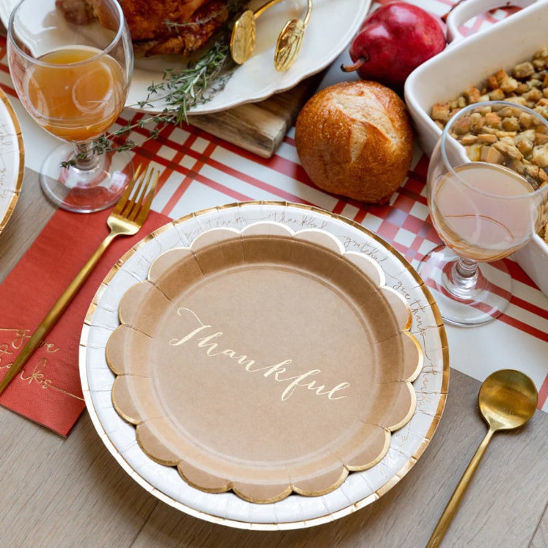 Thanksgiving Plates - Etsy