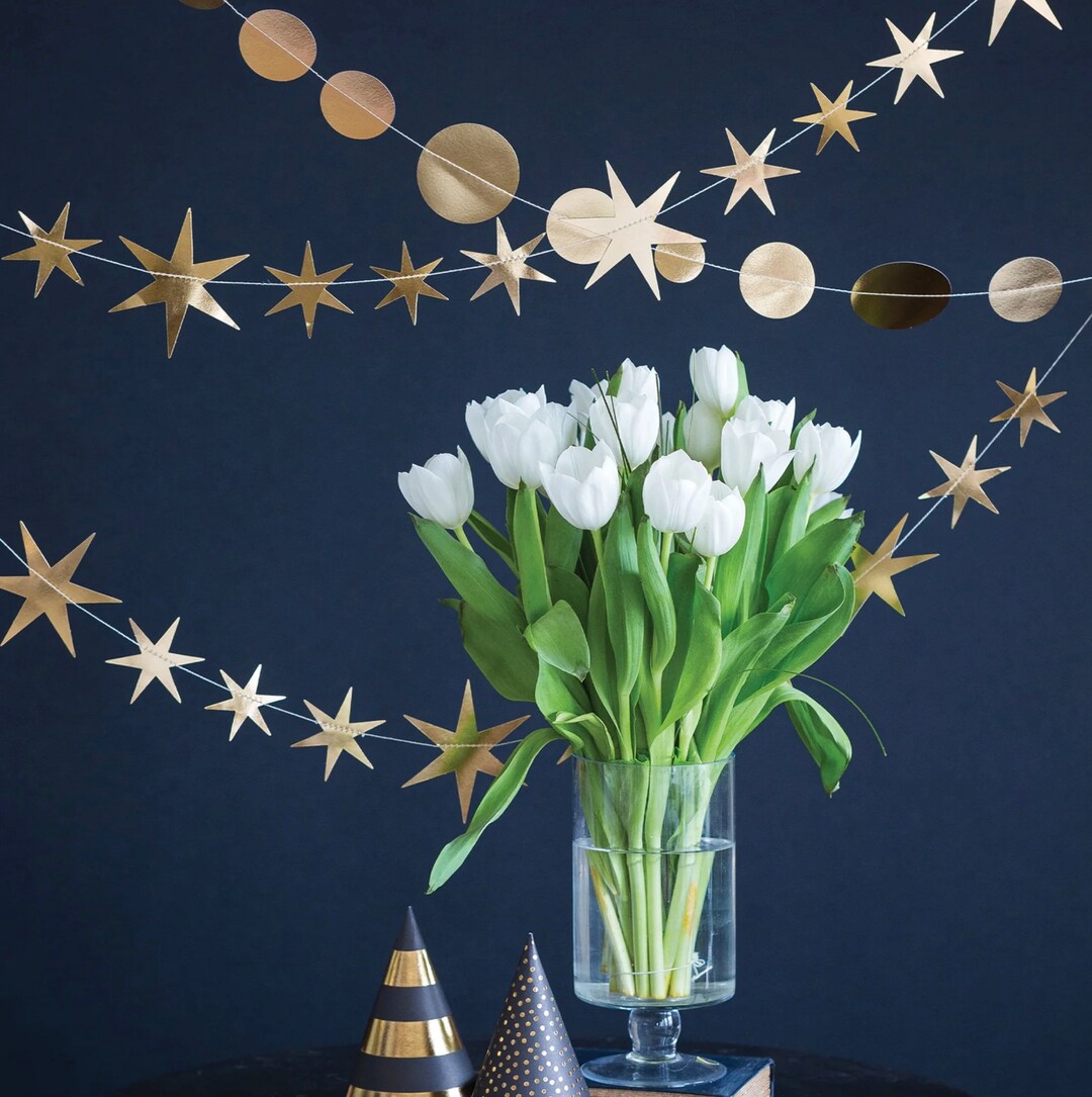 Tuxedo Star & Circle Banner / New Year Eve Banner/wedding Background ...