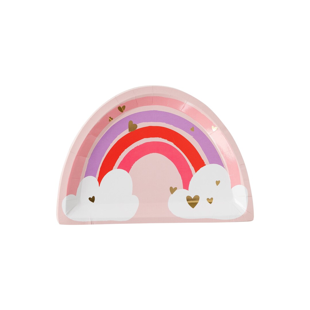 Rainbow Plates - Etsy