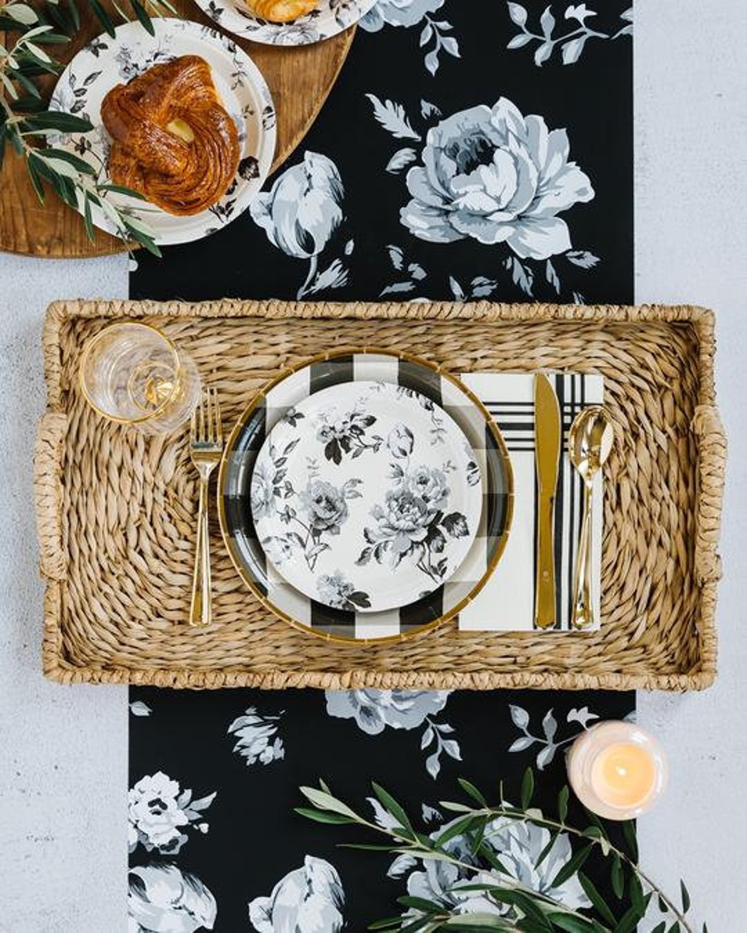Gingham Farm Table Top Decor | Table Top Decor | Decorative Plates ...