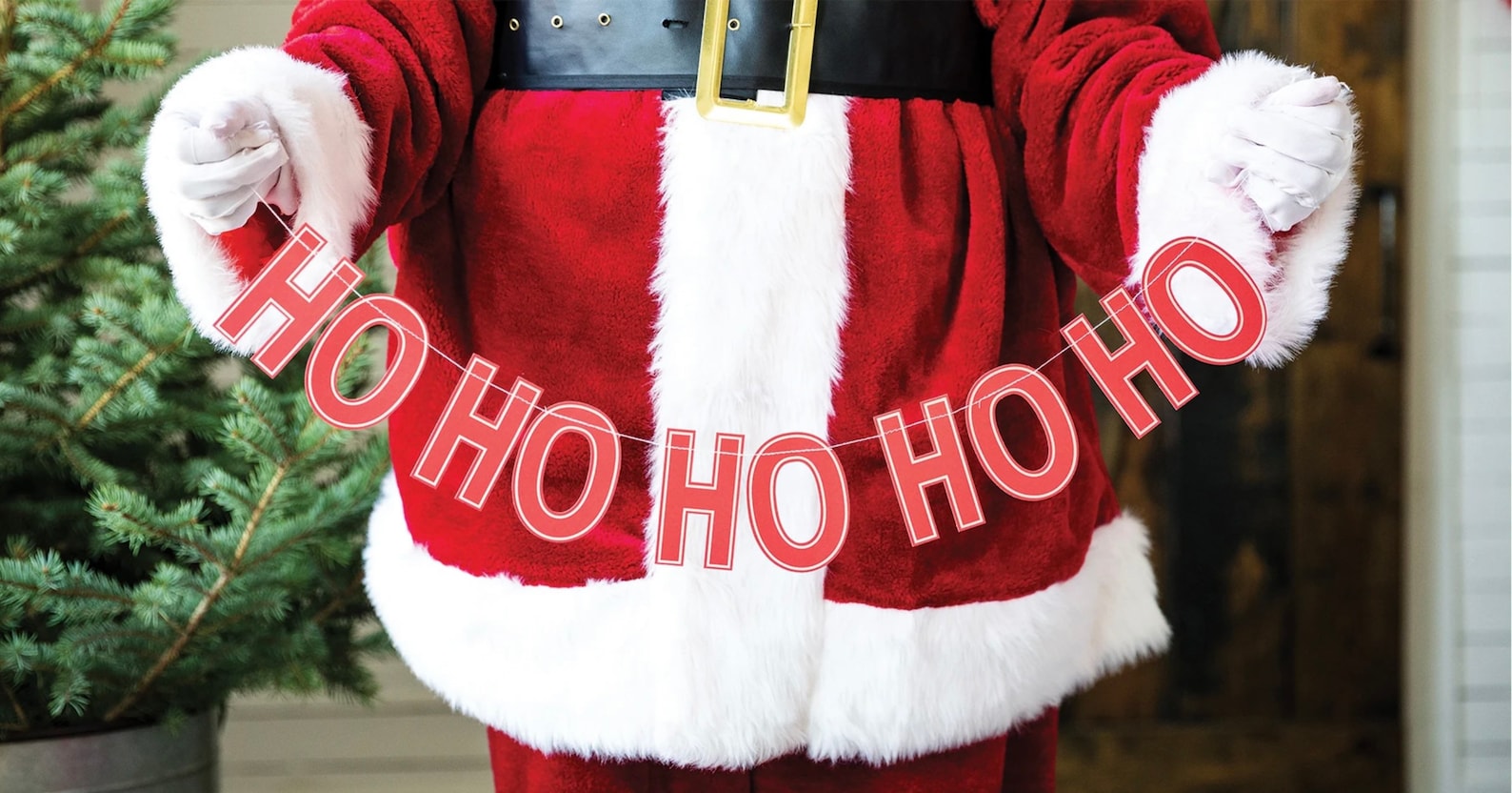 Believe HO Ho Ho Banner/ Christmas Banner - Etsy
