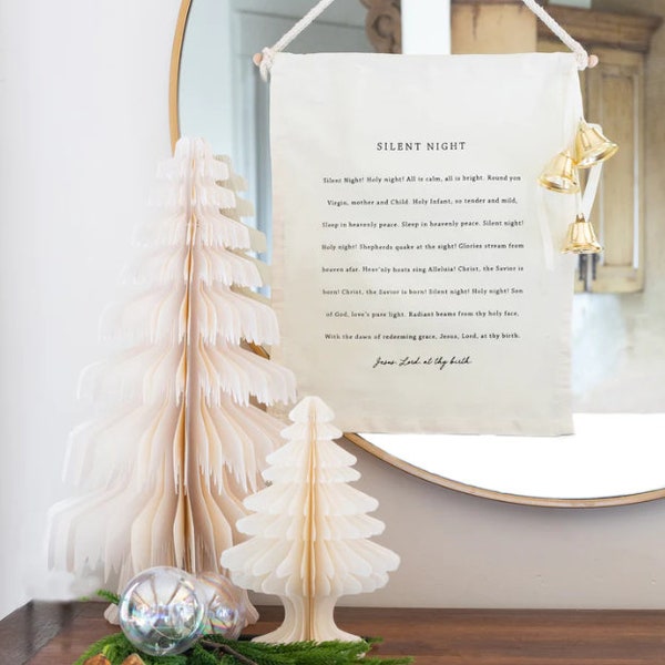 Silent Night Wall Decor - Etsy