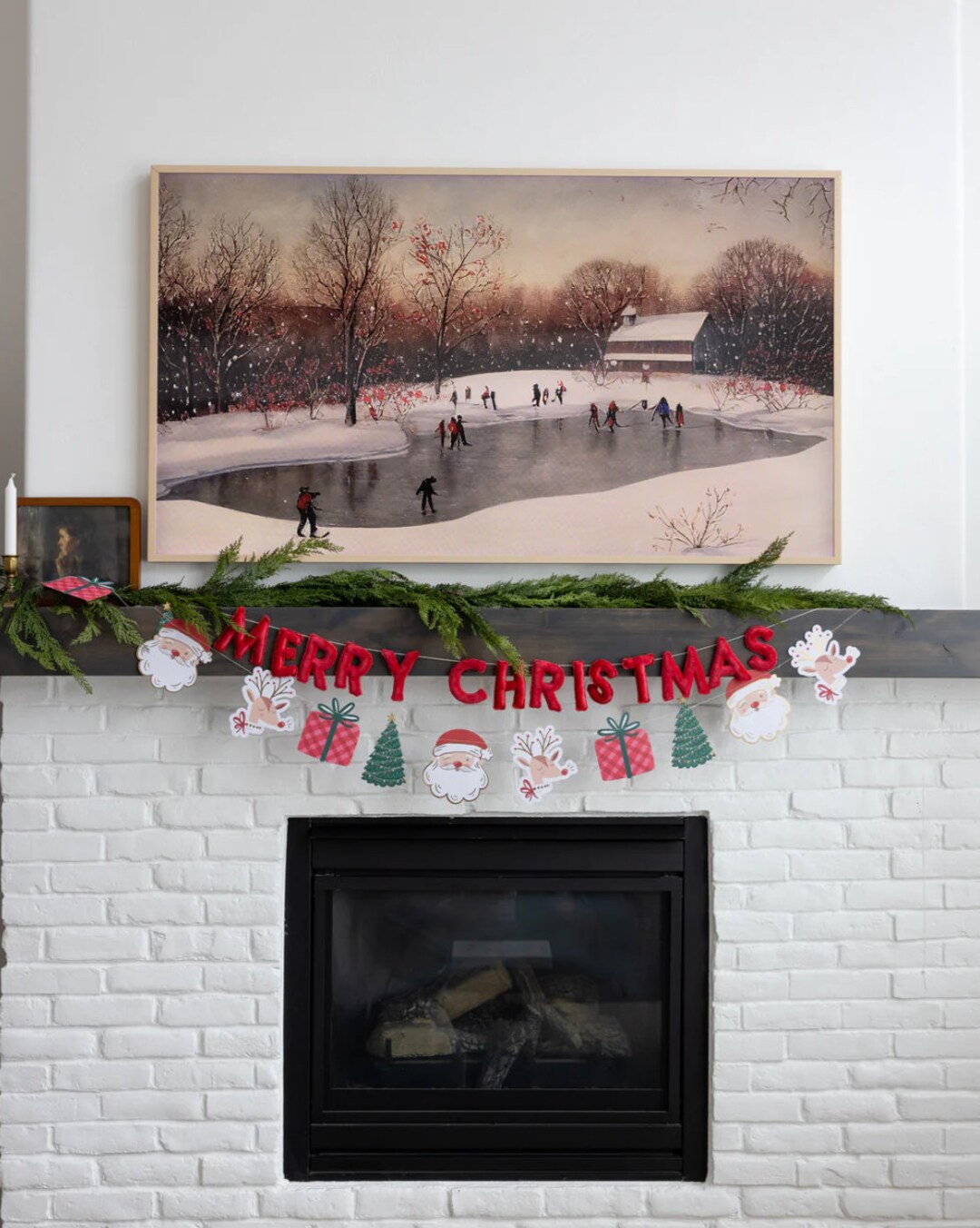 Merry Christmas Puffy Red Velvet Banner - Etsy