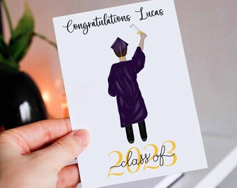 Graduation Card Congratulations Grad Card for Her for Him Middle School ...
