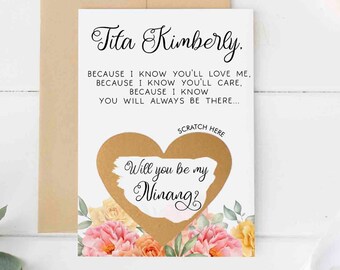 Will You Be My Ninong - Etsy