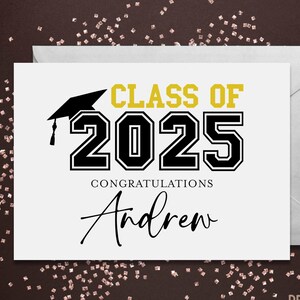 Graduation Card, Congrats Grad Card, Happy Graduation Card ...