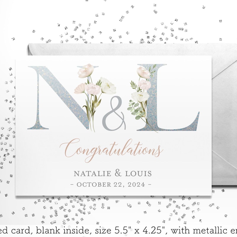 Custom Wedding Congratulations Cards - Etsy