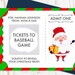 Custom Scratch off Christmas Ticket Card Personalized Scratch - Etsy