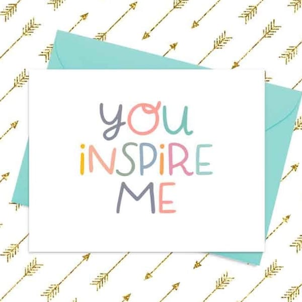 You Inspire Me - Etsy