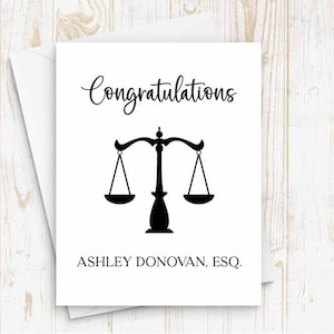 Congratulations on Passing the Bar Card, New Lawyer Congrats Card ...