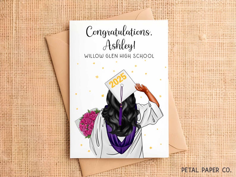 Graduation Card, Congratulations Grad Card, Graduation Card for Senior ...