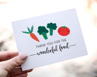 Chef Thank You Card - Etsy